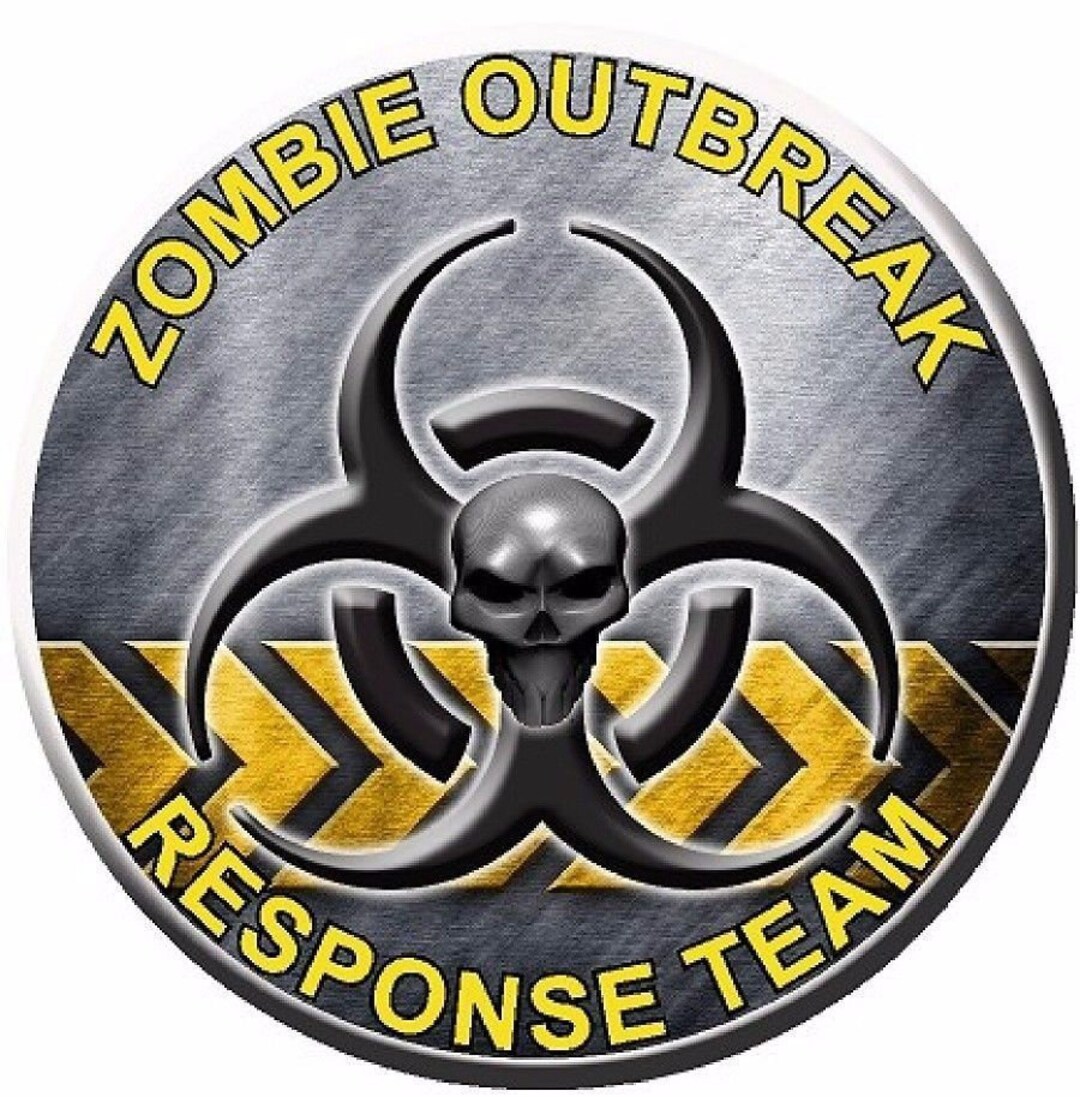 Bio Hazard Zombie Response Car Truck Hood Window Tool Box Vinyl Graphic ...