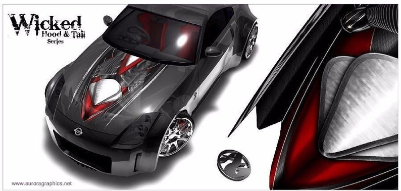 Wicked Race Car Truck Semi Hood Wrap Vinyl Graphic Decal | Etsy