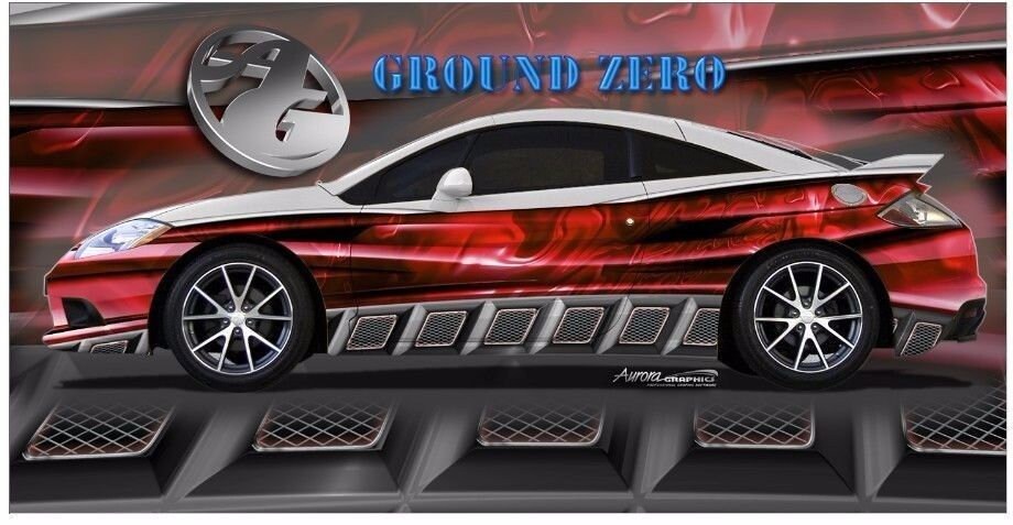 Ground Zero Go Kart Race Car Semi Trailer Golf Cart Vinyl Graphic Decal ...