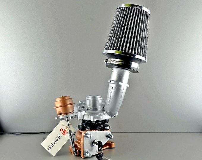 Lamp Made From Recycled Car Parts , Turbo Lamp, Turbocharger Lamp - Etsy