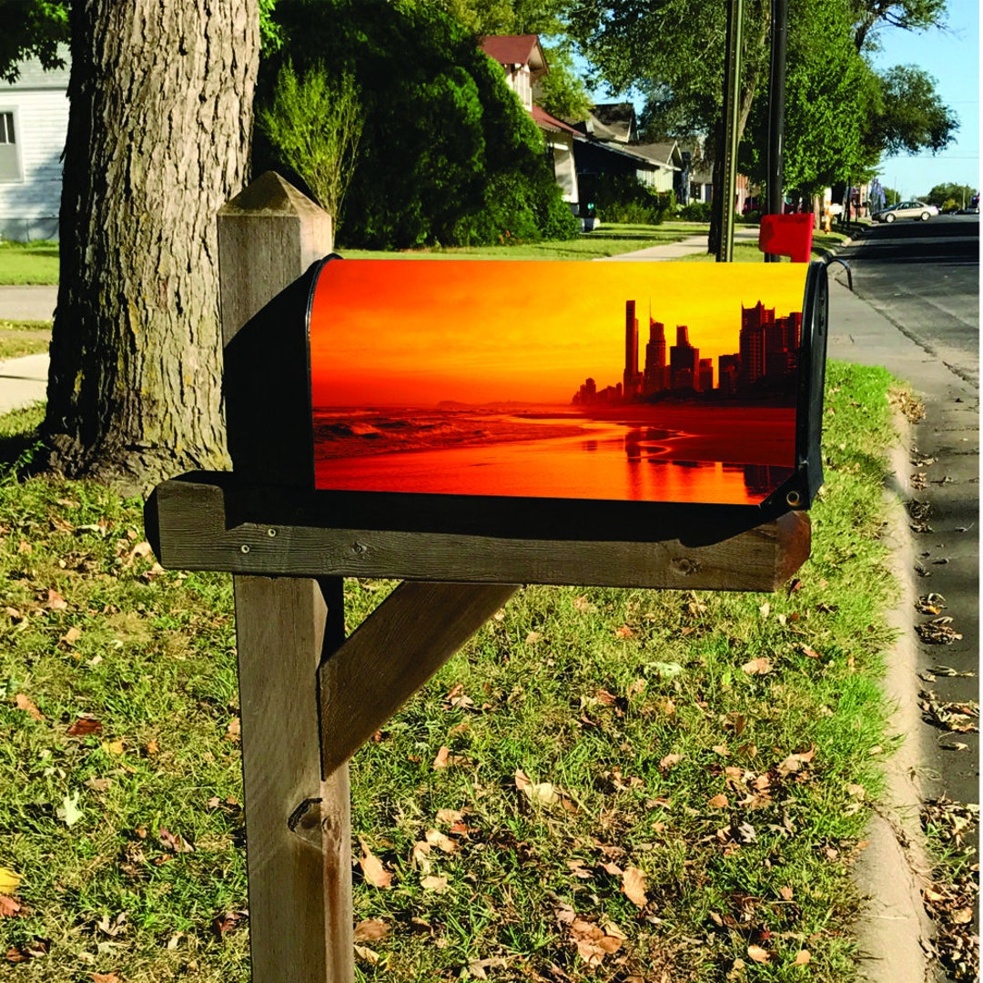 Gold Coast Mailbox Wrap, Mailbox Cover - Etsy