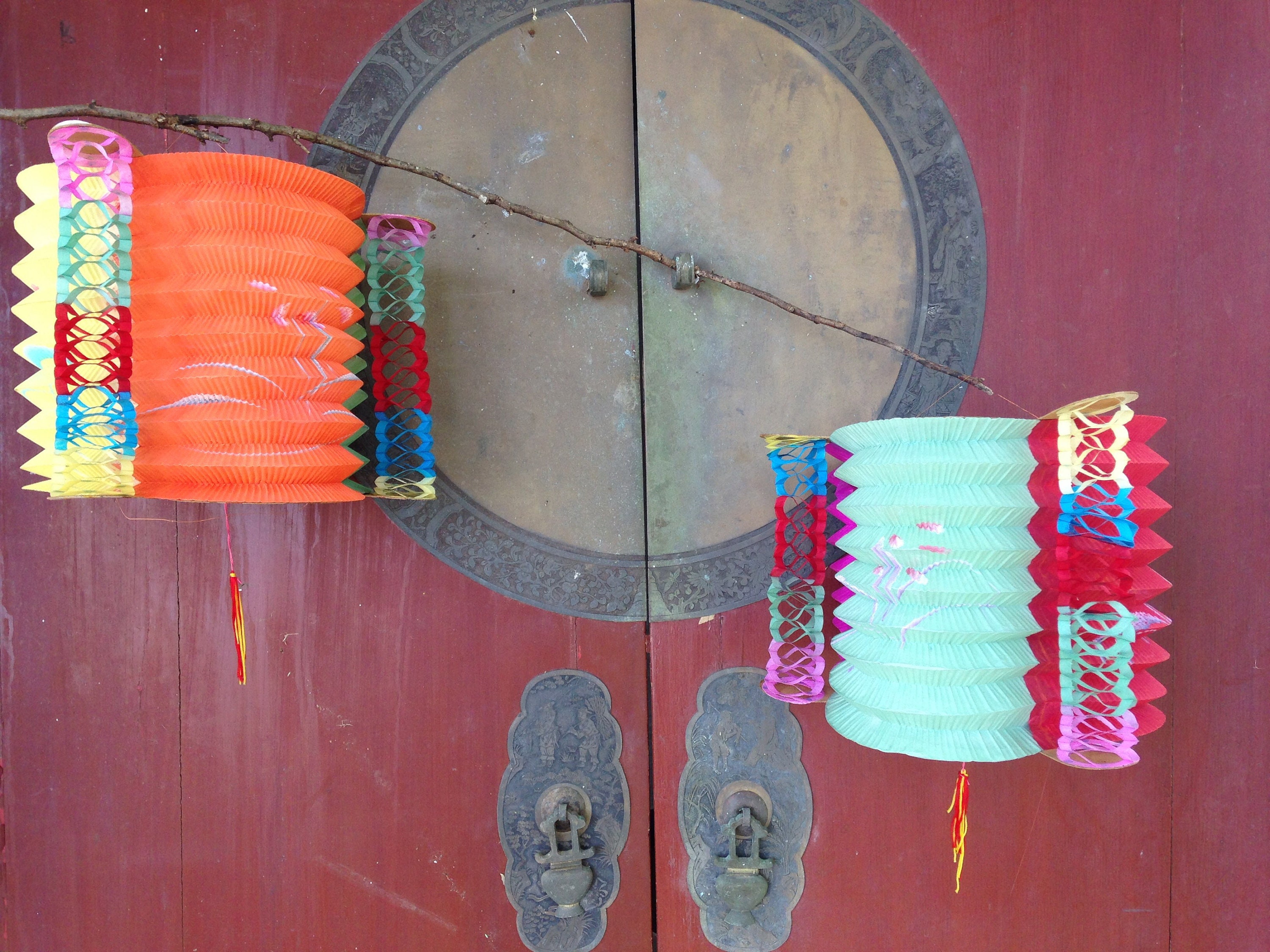 Traditional Hand Painted Vintage Chinese Paper Lanterns - Large Size - Etsy