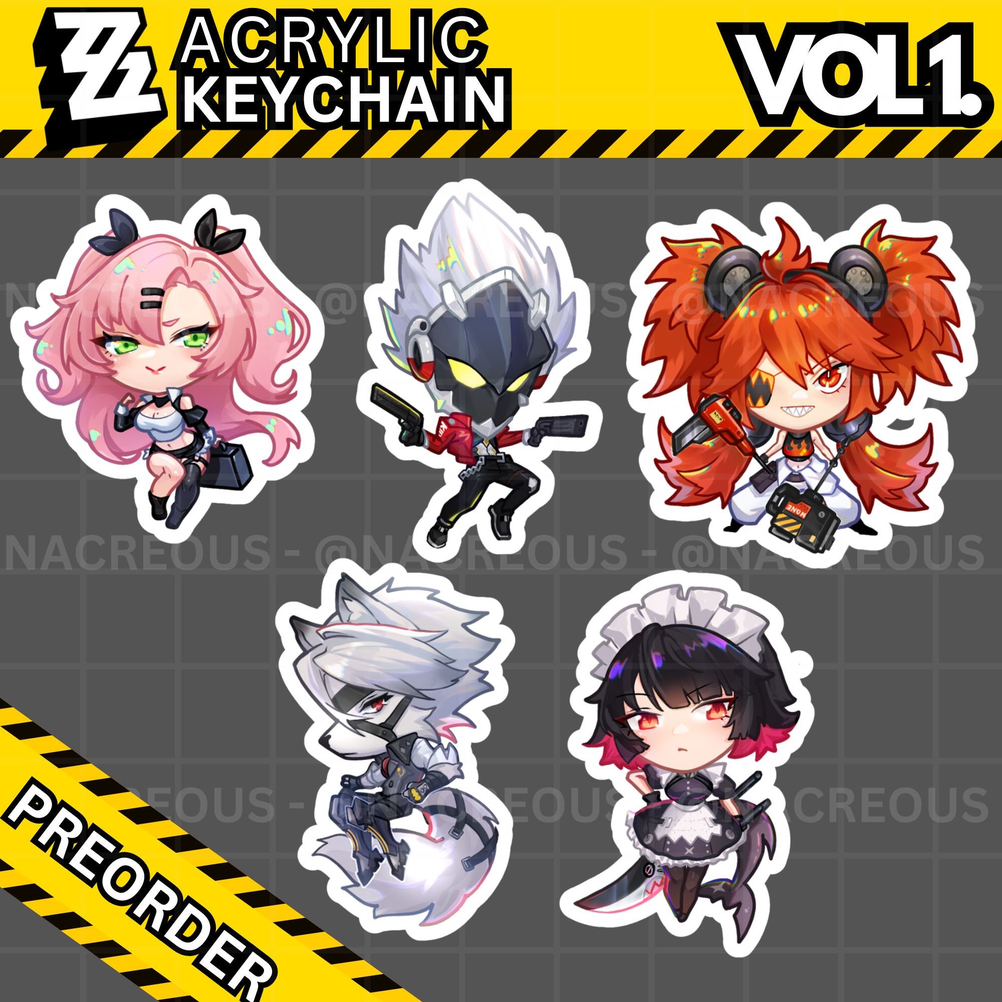 Zenless Zone Zero Keychains VOL1. PREORDER-MID AUGUST - Etsy