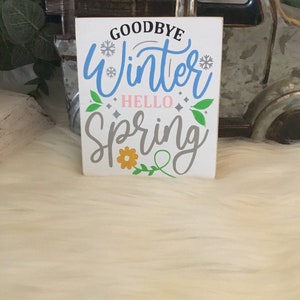 Spring Tiered Tray Decor, Farmhouse Tiered Tray Mini Signs, Spring ...