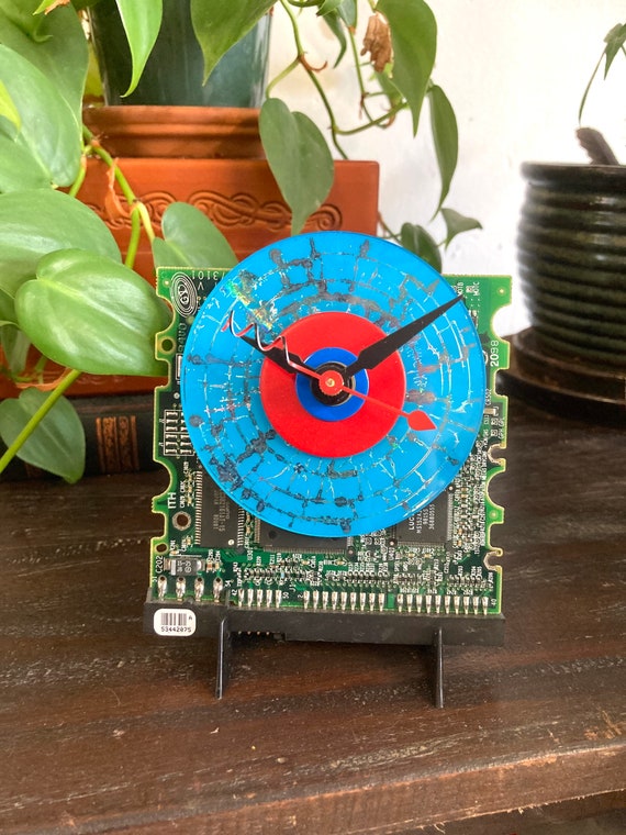 Mini Cd on Computer Circuit Board Table/shelf Display Easel | Etsy