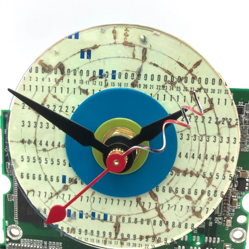 Vintage Punched Computer Punch Card on Mini CD on Circuit - Etsy