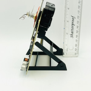 Vintage Punched Computer Punch Card on Mini CD on Circuit Board Clock ...