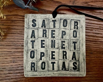 Ceramic Sator Square - Etsy