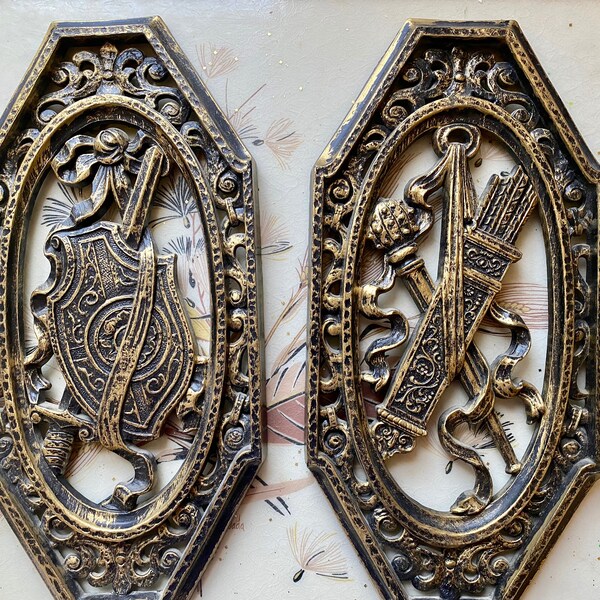 Black and Gold Medieval Armor - Etsy