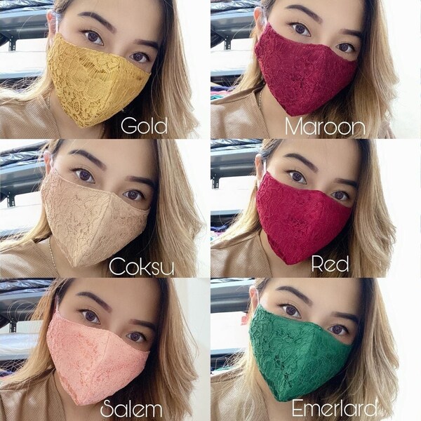 Lace Mask - Etsy