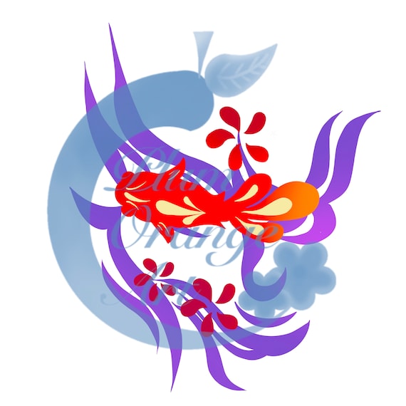 Yoimiya Cosplay Tattoo - Etsy