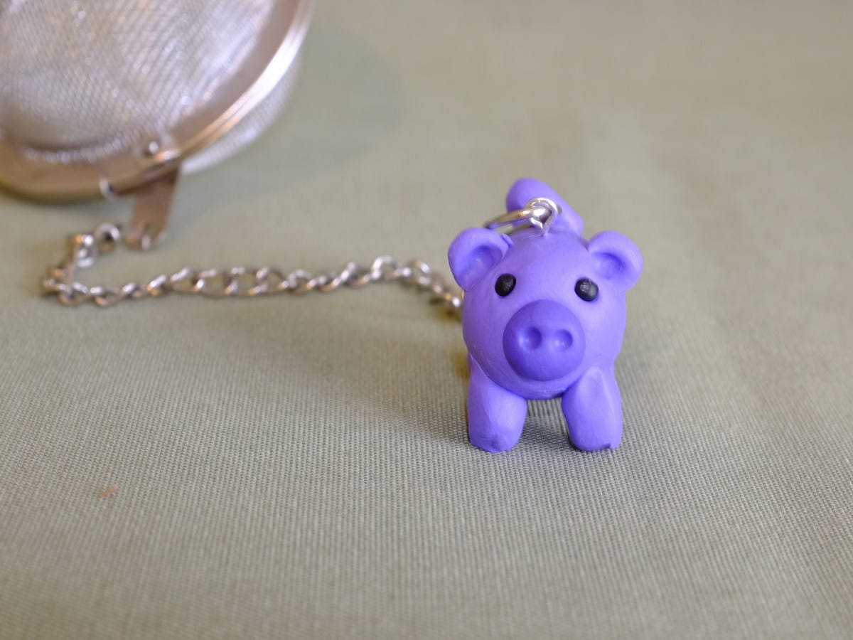 Pig Tea Infuser, Pig Mesh Ball, Pig Tea Maker, Handmade Pig Charms - Etsy