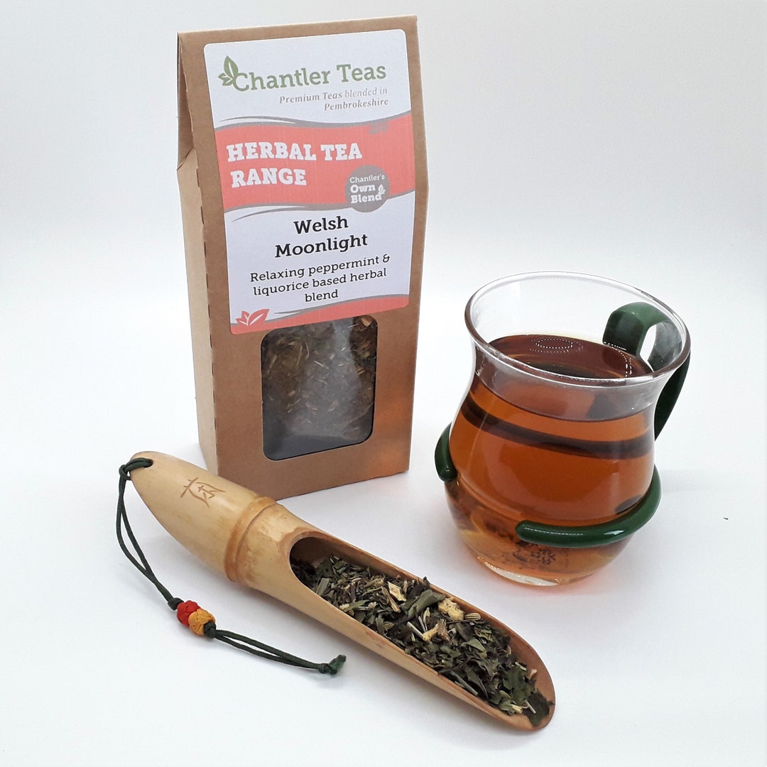 Welsh Moonlight Herbal Tea: Peppermint, Liquorice, Fennel & Lemongrass ...