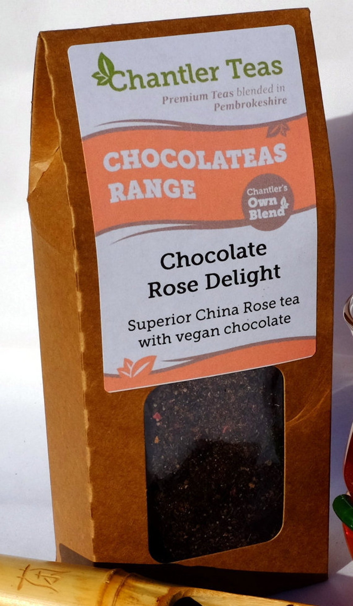 Chocolate Rose Delight Loose Leaf Tea 80g Box Vegan - Etsy