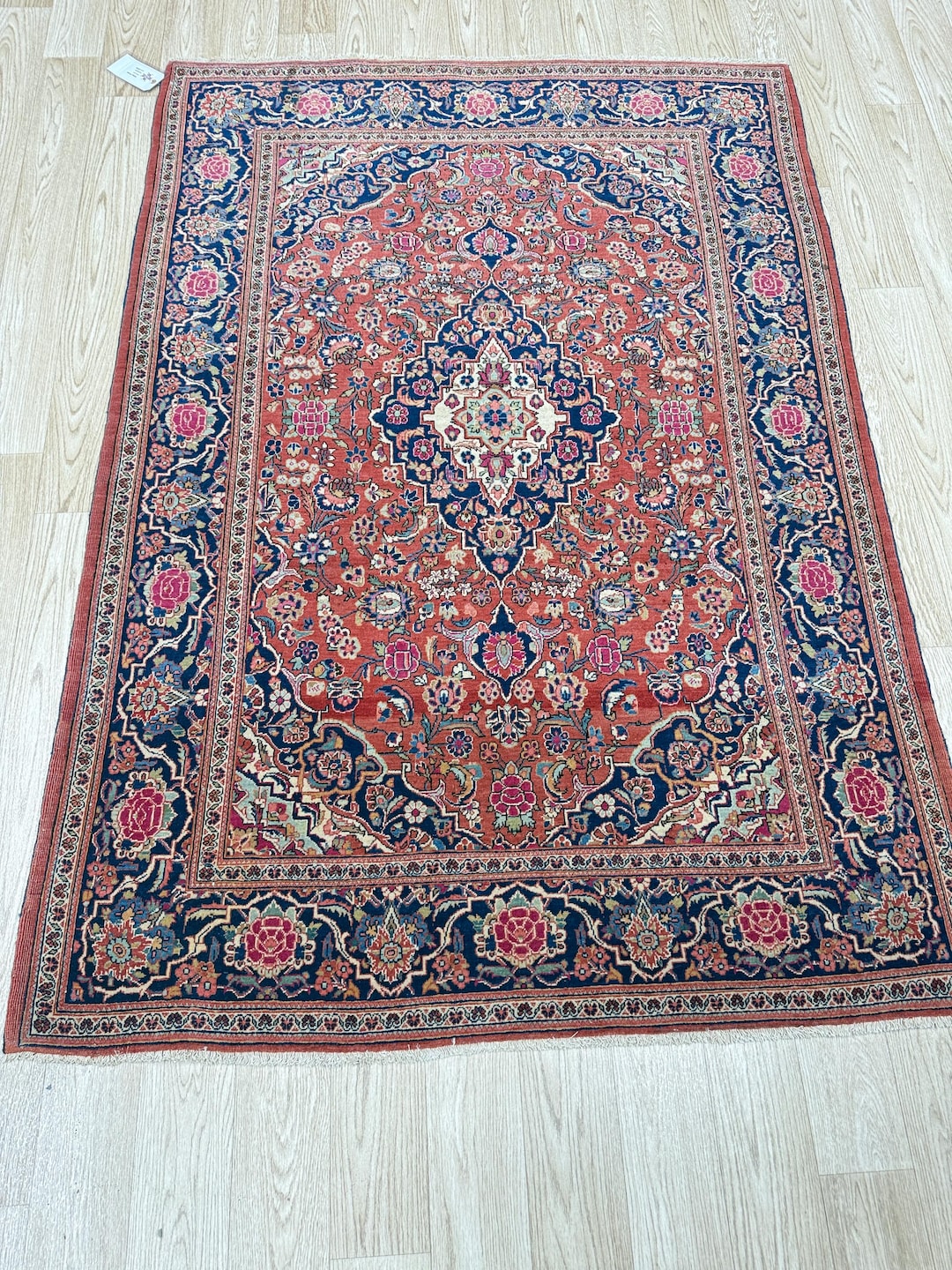 Antique Kashan Rug - Etsy