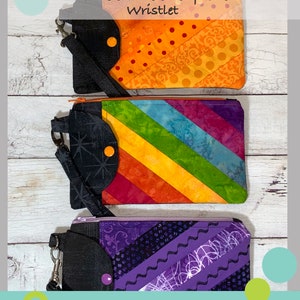 PDF Sewing Pattern Cellphone Wristlet , Wristlet Pattern, PDF Pattern ...