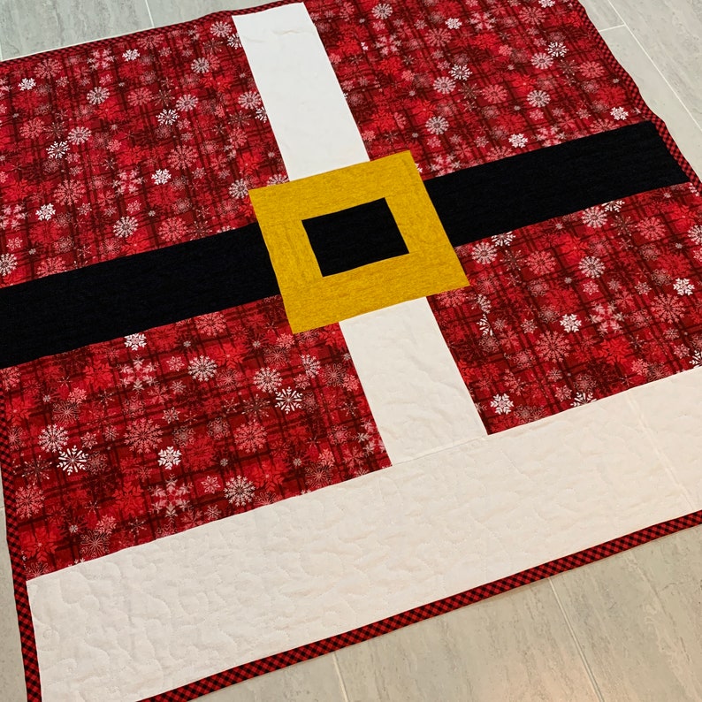 PDF Sewing Pattern, Santa's Suit Blanket or Quilt Digital Pattern ...