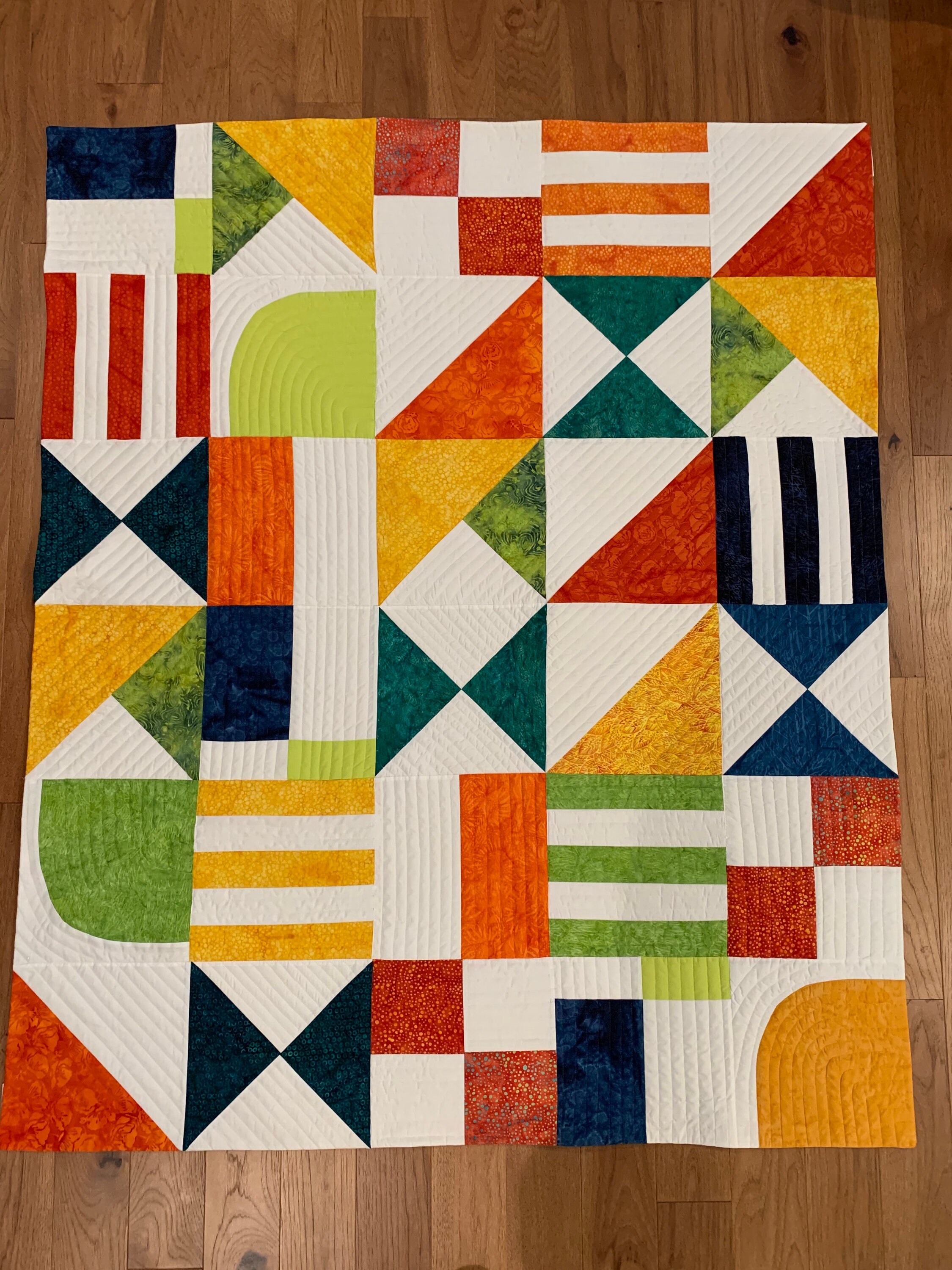 PDF Sewing Pattern, Quiltometry Beginner Quilt, Easy Quilt Digital ...