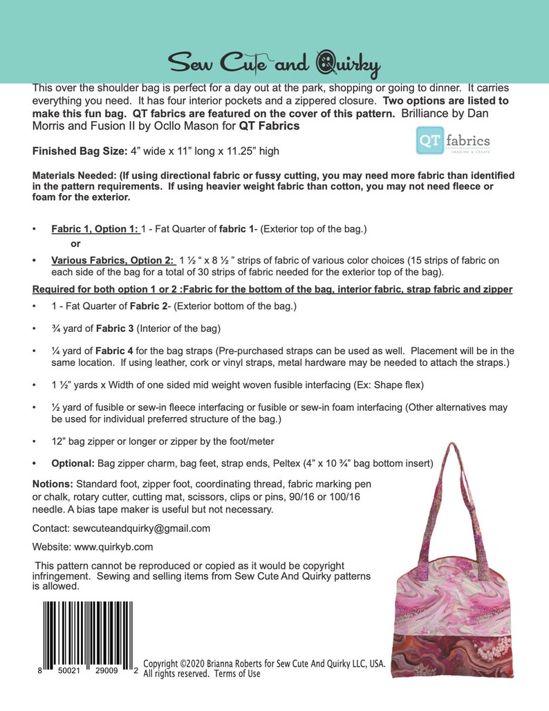 PDF Sewing Pattern Shoulder Bag PDF Sewing Pattern Modern Me - Etsy