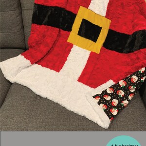 PDF Sewing Pattern, Santa's Suit Blanket or Quilt Digital Pattern ...