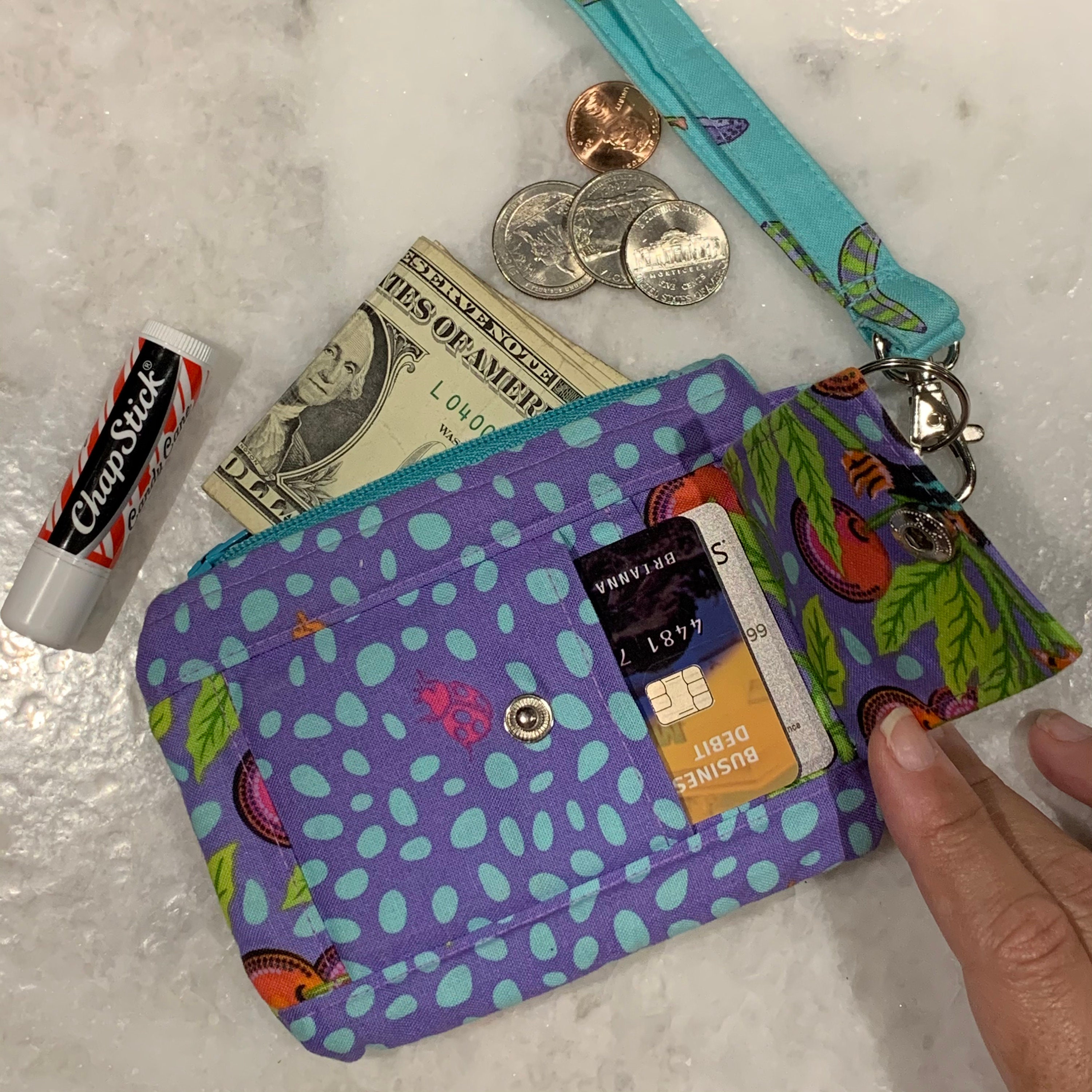 PDF Sewing Pattern Grab and Go Wallet , Wristlet Pattern, PDF Pattern ...