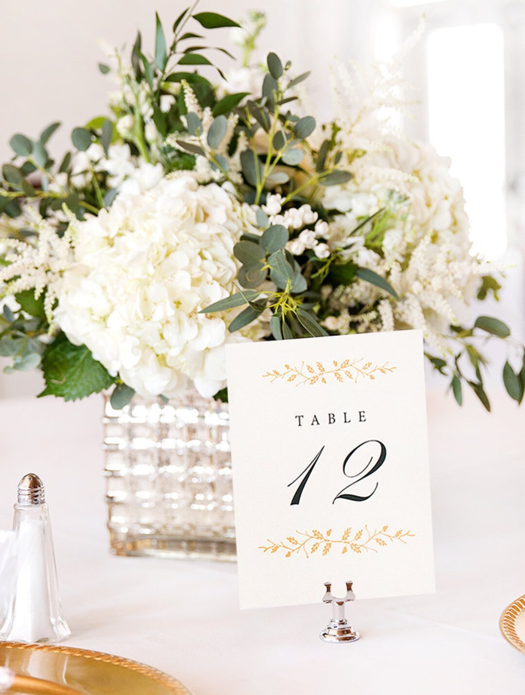 Pearl White and Gold Wedding Table Numbers | Pearlescent Cardstock - Etsy