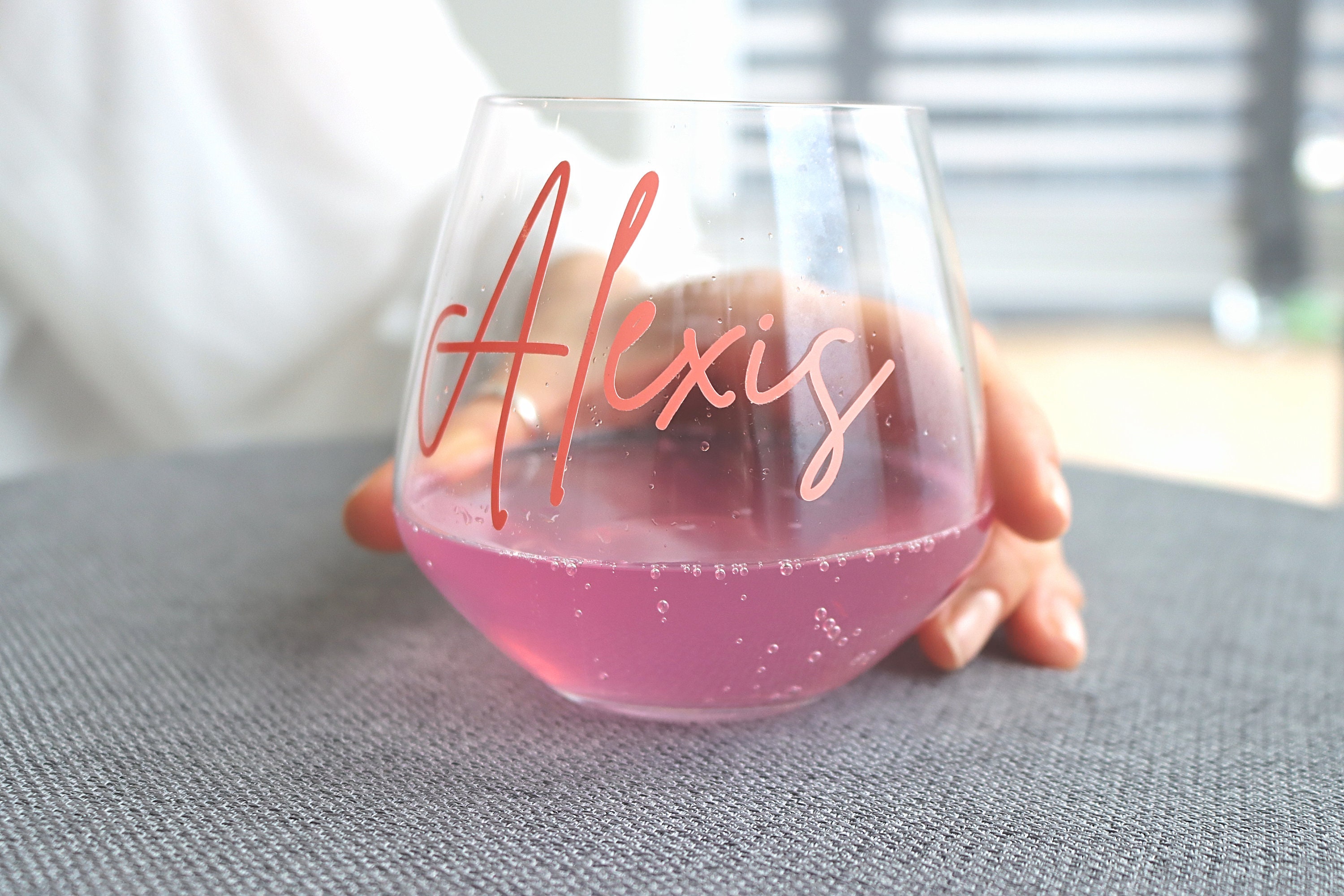 Calligraphy Vinyl Lettering Gift Box Stickers Personalised - Etsy UK