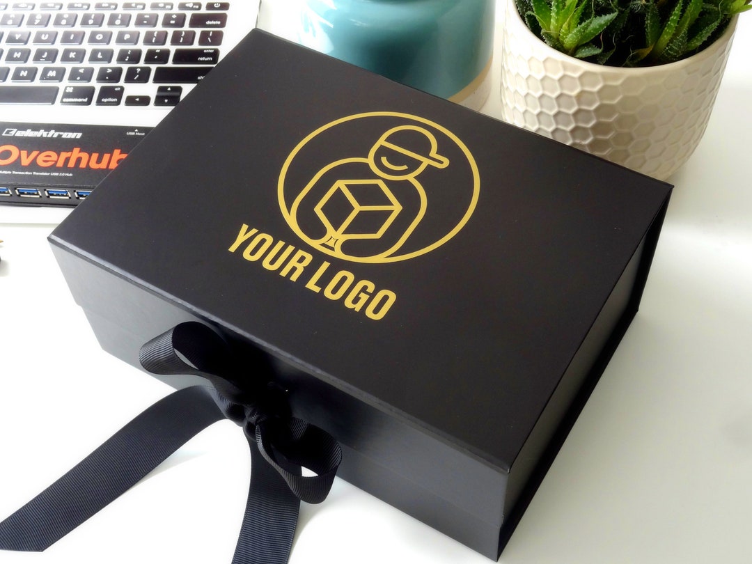 Gift Box With Logo Custom Gift Box Your Logo Here Gift for - Etsy UK