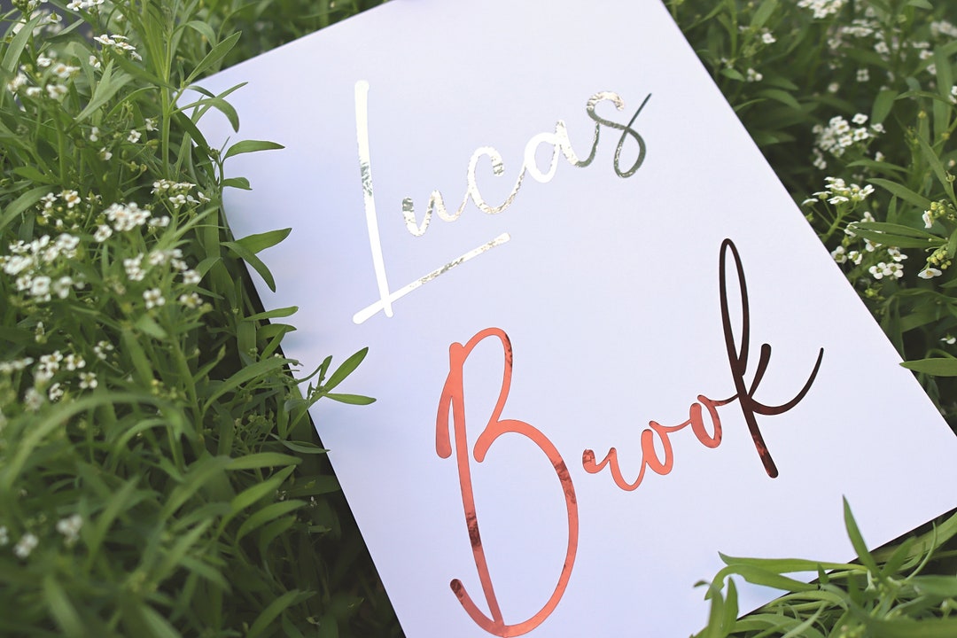 Handwritten Name Decals, Script Lettering Stickers, Custom Text ...