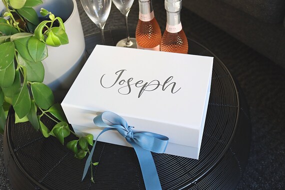 Happy Birthday Empty Gift Box With Lid Luxury Personalised - Etsy