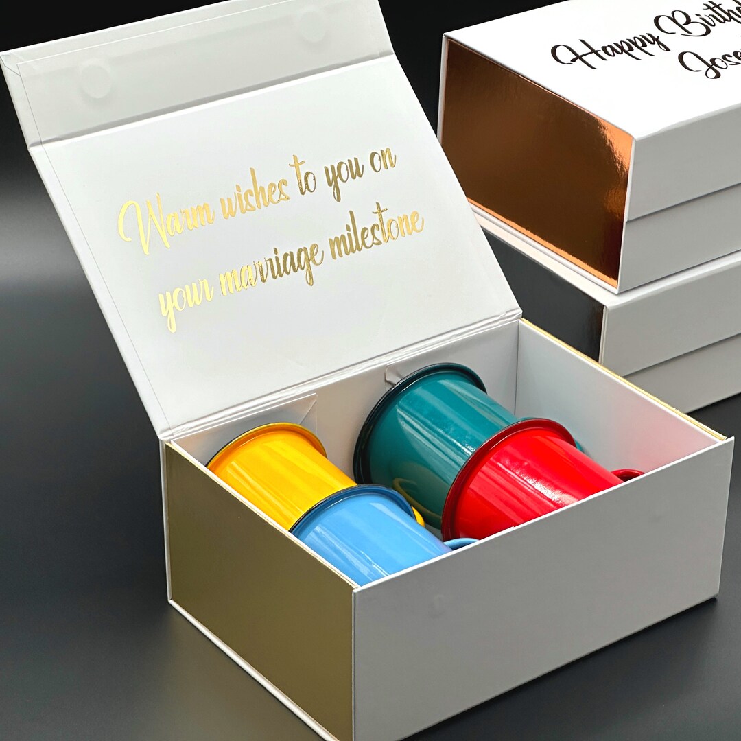 Gift Box Couple, Magnetic Gift Box, Customized Gift, Personalized Box ...