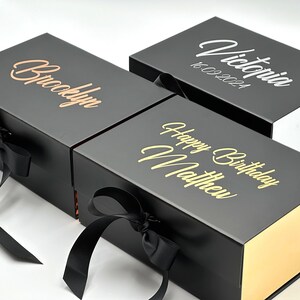 Luxury Personalized Gift Box, Custom Birthday Present Box, Empty Box ...