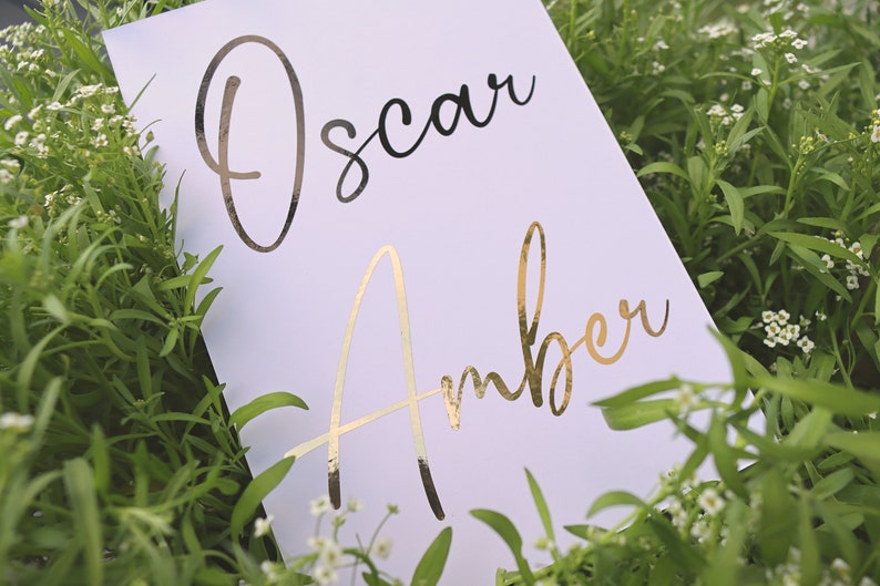 Custom Vinyl Name Sticker for Gift Boxes - Calligraphy Name Label - Etsy