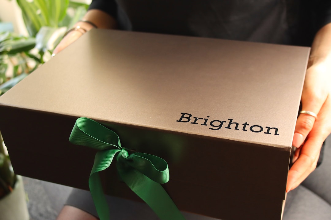 Happy Birthday Gift Box With Lid, Personalised Hamper Box, Magnetic ...