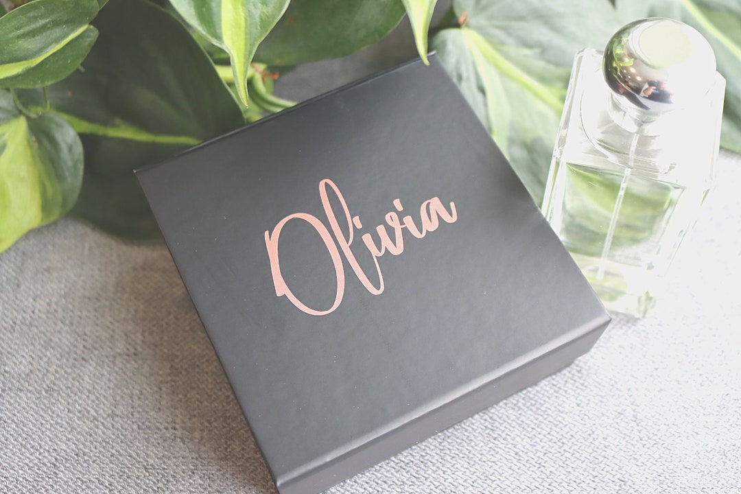 Personalised Name Gift Box, Birthday Gift Idea, Bridesmaid Gift ...