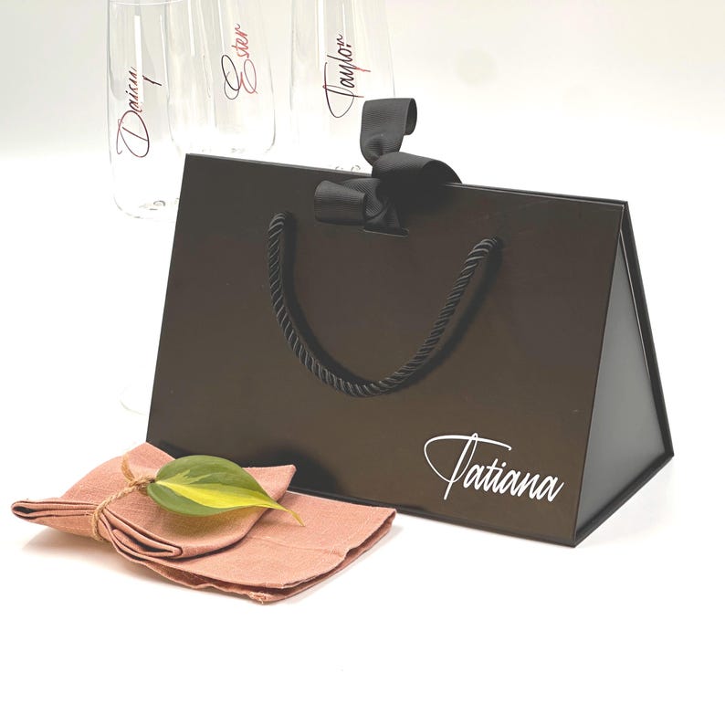 Calligraphy Name Vinyl Decals - Custom Gift Box Stickers - Etsy Australia