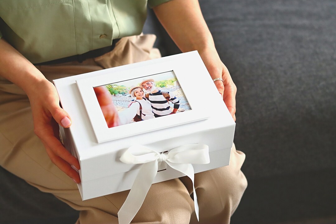 Photo Gift Box Happy Birthday Box Custom Gift Box Empty - Etsy