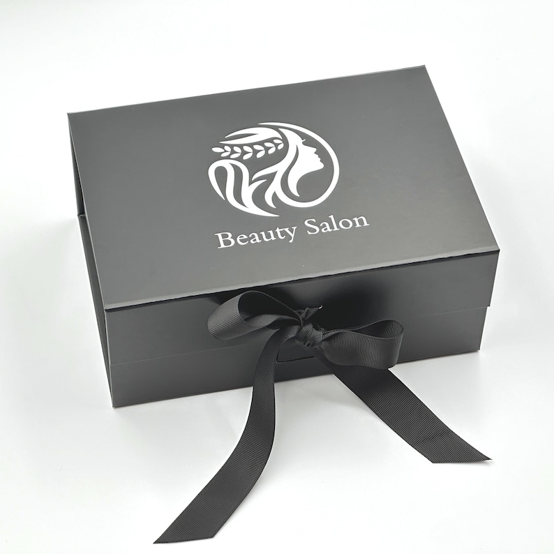 Logo Branded Gift Box: Magnetic Closure, Recyclable Cardboard - Etsy