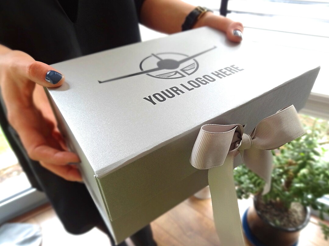 Gift Box With Lids, Your Logo Here, Logo Printed Gift Box, Custom Gift ...