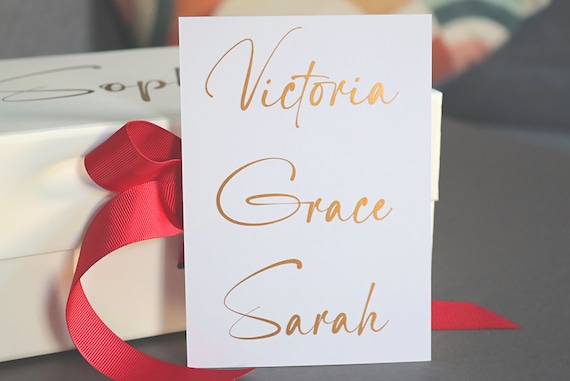 Handwritten Personalised Vinyl Sticker Names Custom | Etsy