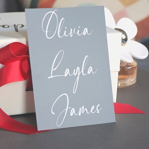 Handwritten Personalised Vinyl Sticker Names, Custom Calligraphy Decal ...