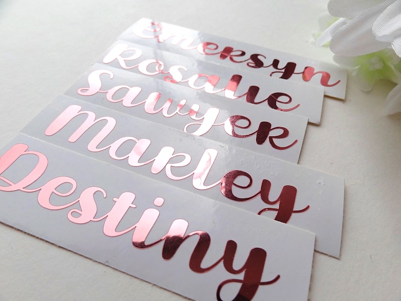 Hanger Stickers Personalized Decals Bridesmaid Shower Hen | Etsy