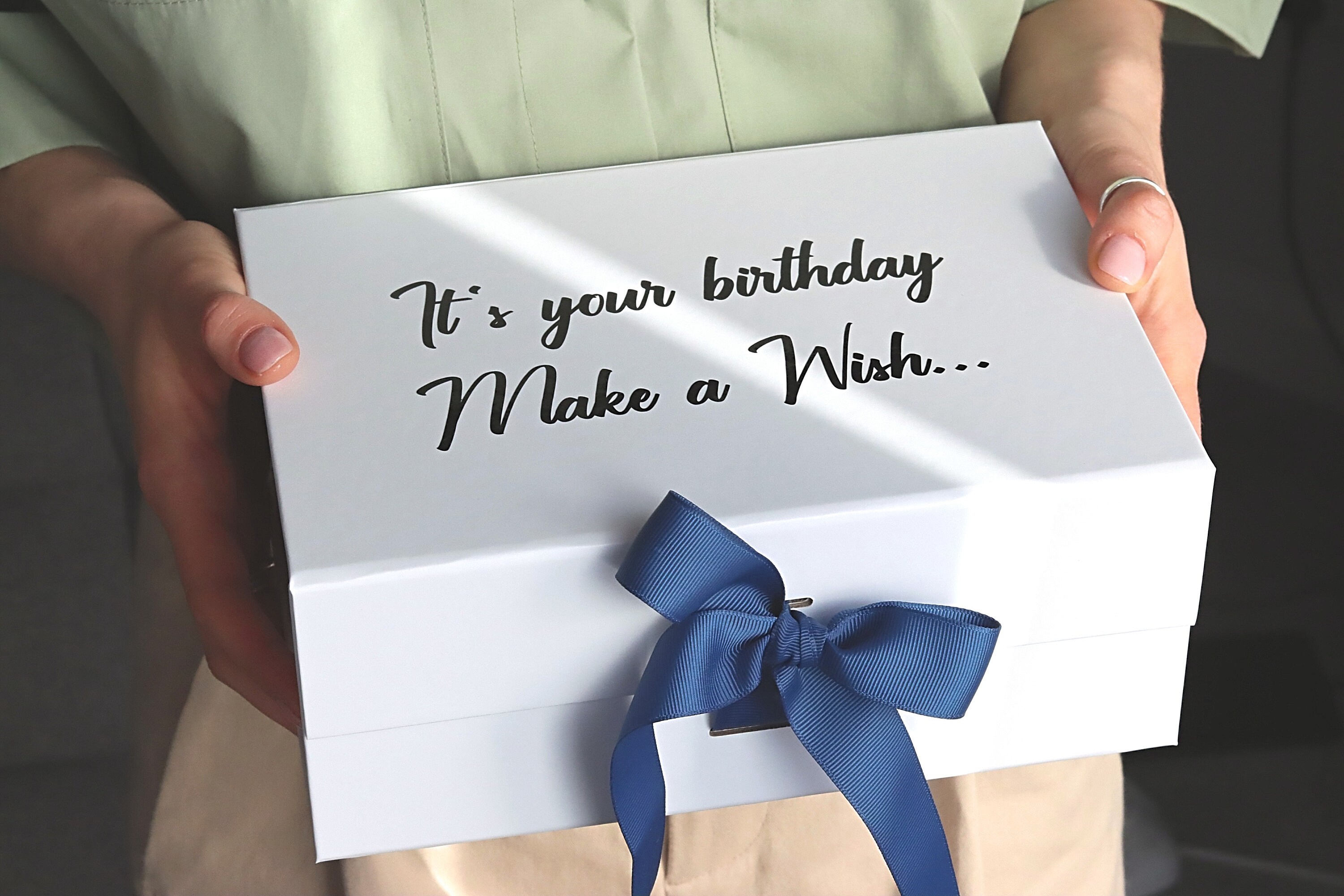 Photo Gift Box Happy Birthday Box Custom Gift Box Empty | Etsy