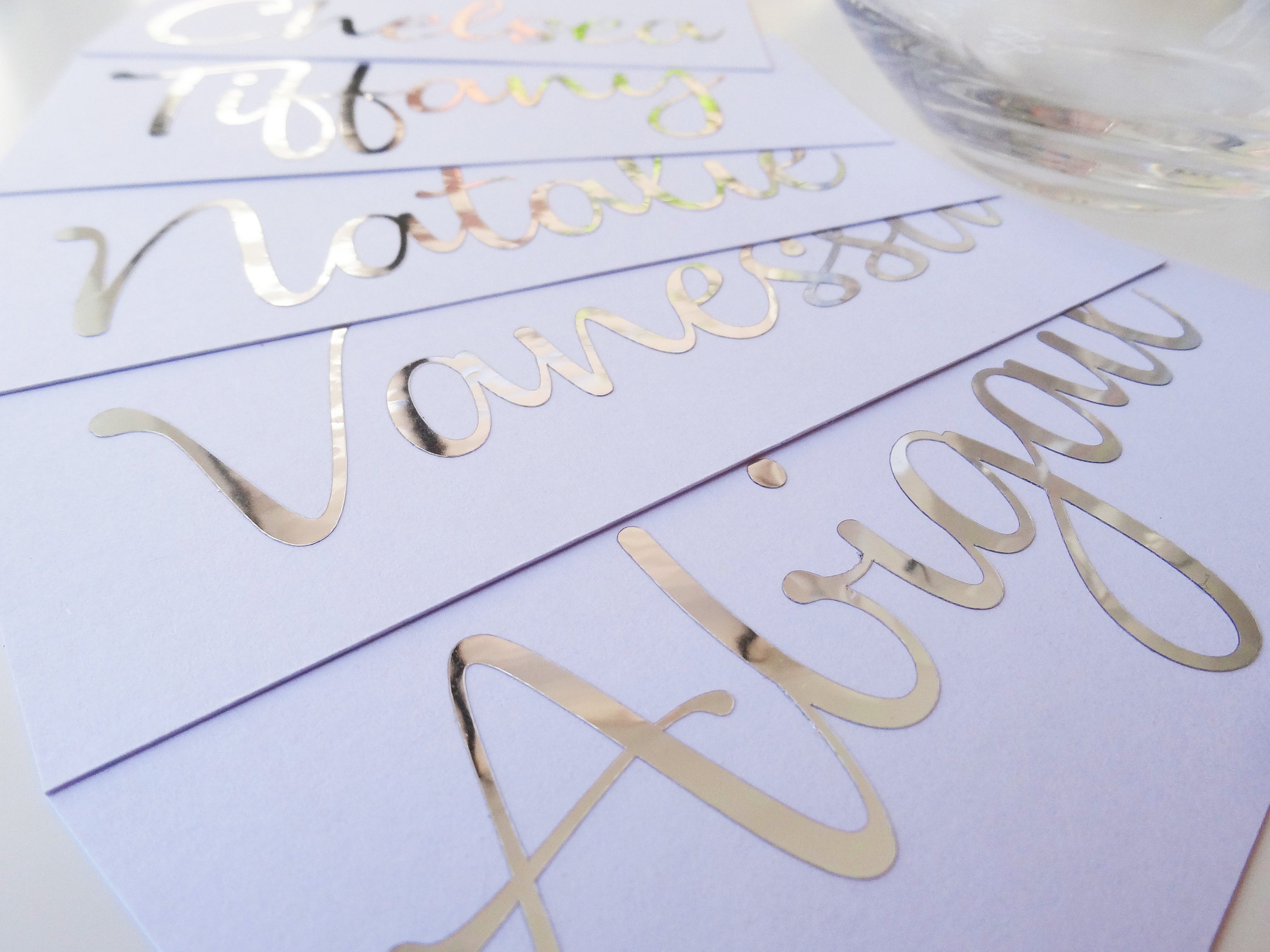 Personalised Vinyl Name Stickers Gift Box Decor Custom Glass | Etsy