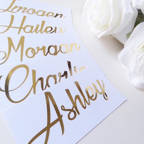 Gold Table Names - Etsy UK