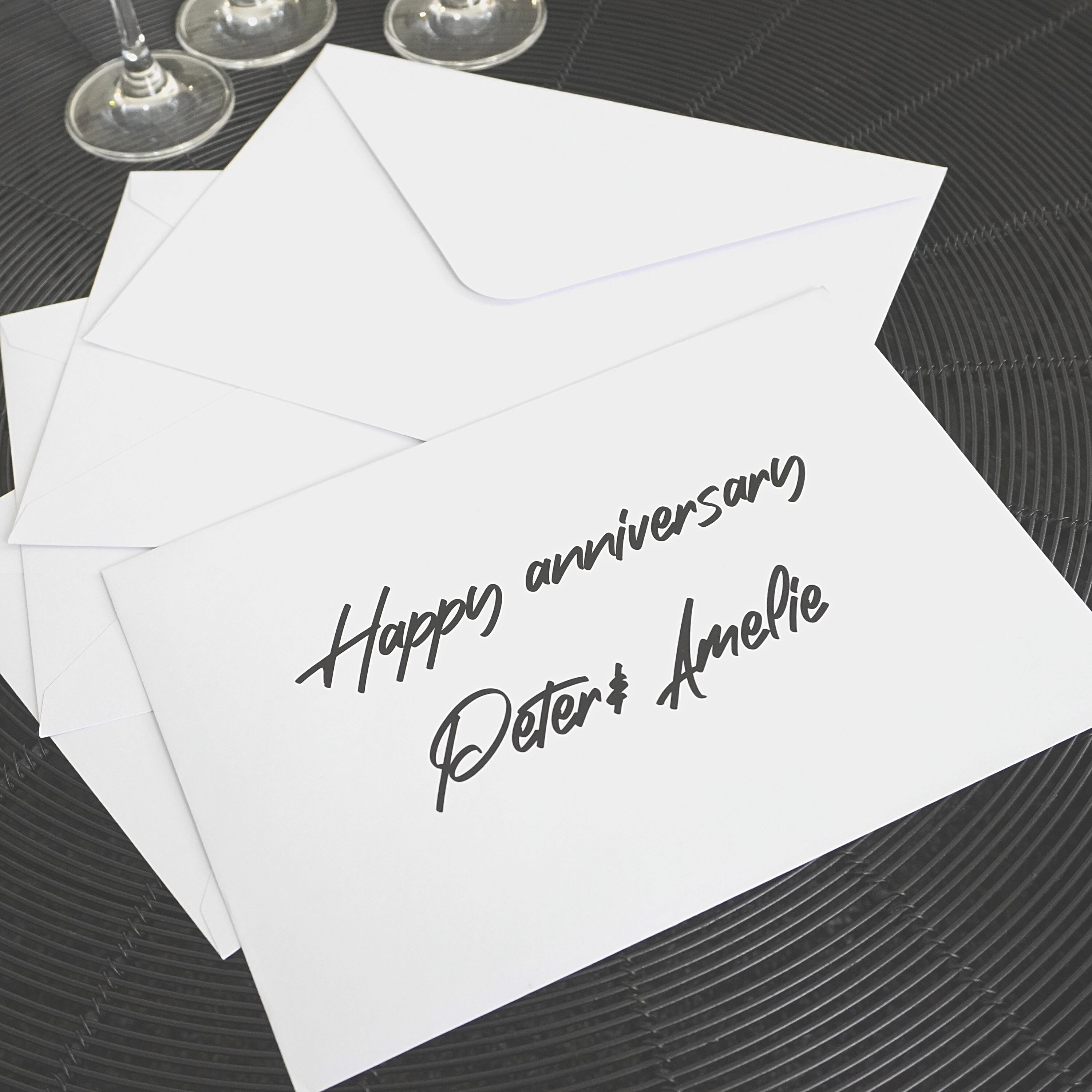 Custom Vinyl Name Stickers Calligraphy Decals Champagne | Etsy