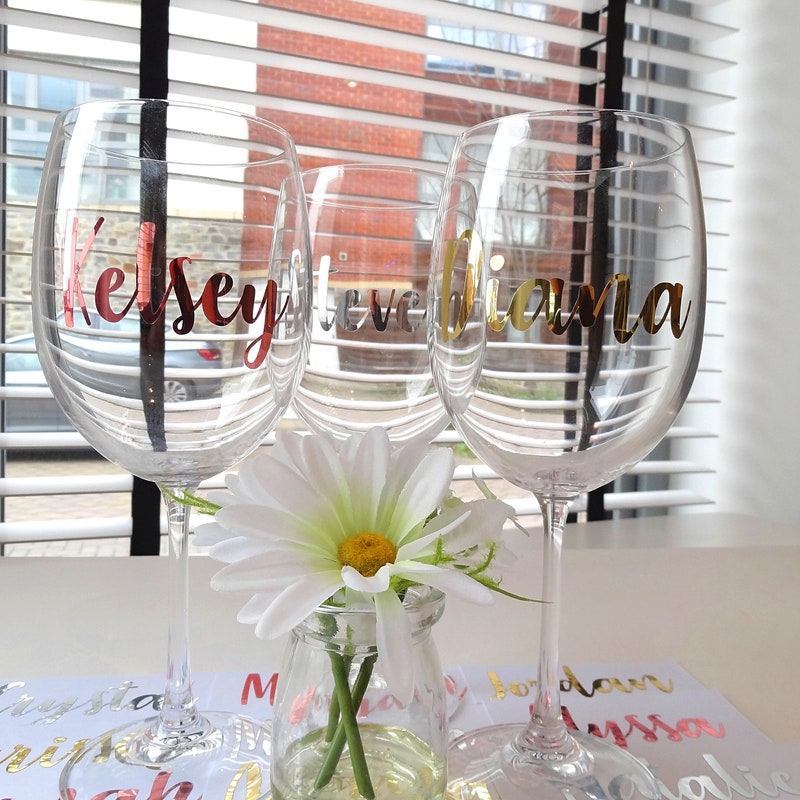 Wine Glass Stickers - Etsy