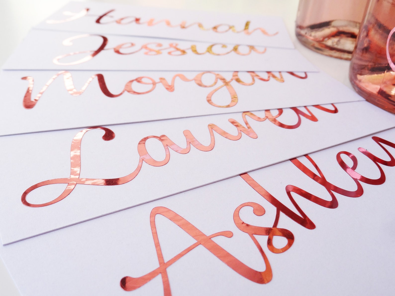 Personalised Vinyl Name Stickers Gift Box Decor Custom Glass | Etsy