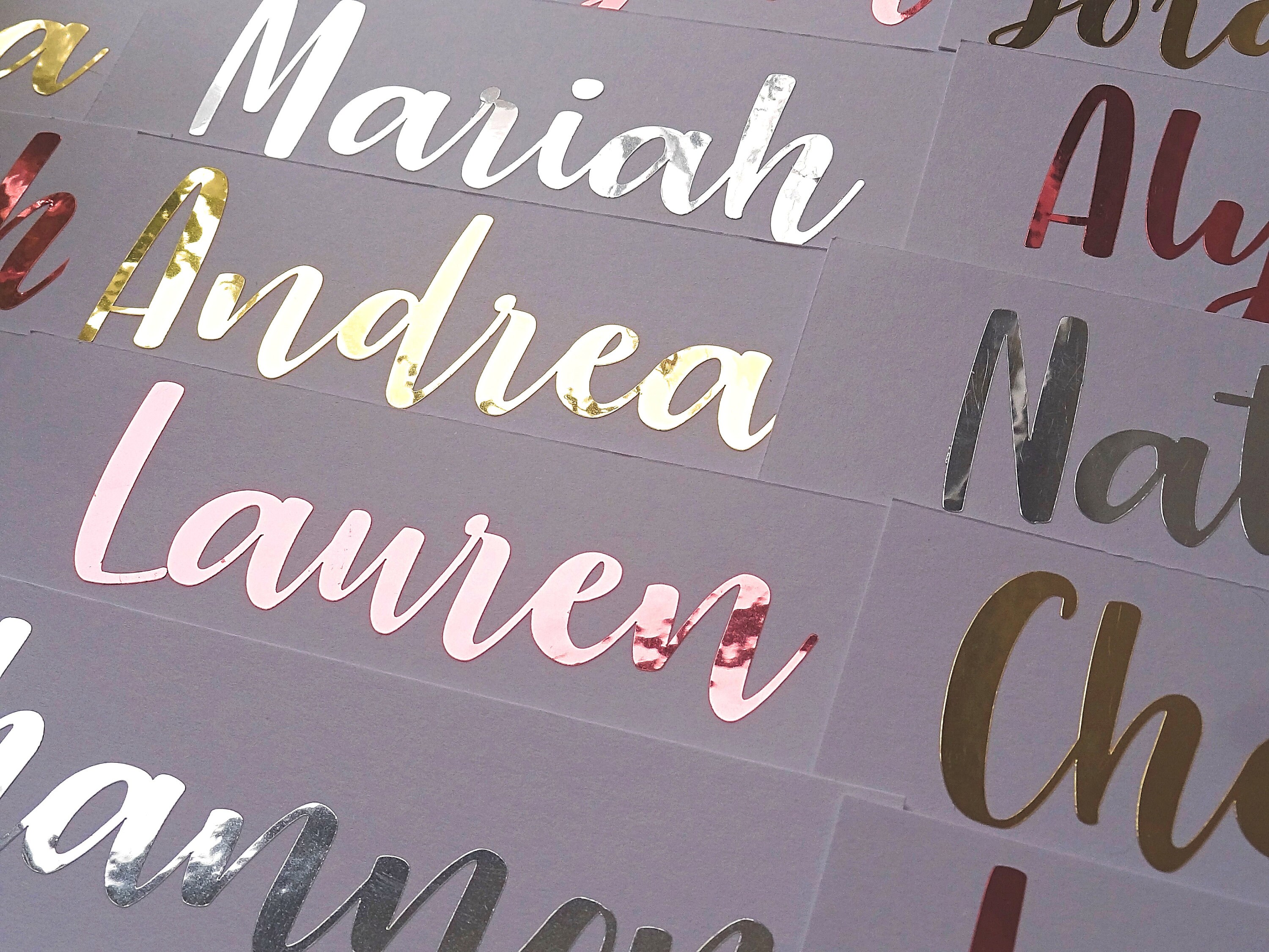 Name Vinyl Sticker, Gift Box Decal, Personalised Wedding Favors - Etsy