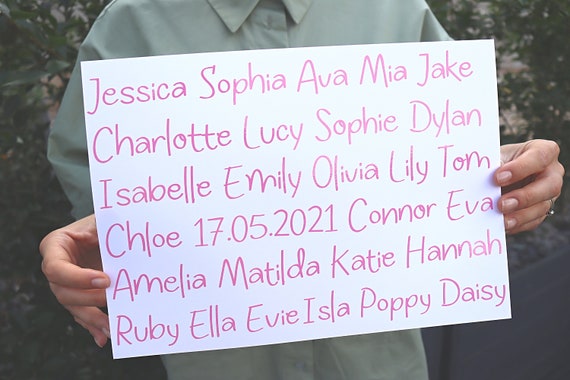 Handwritten Custom Stickers Name Decals Party Decor Vinyl - Etsy